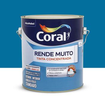 Tinta Acrílica Rende Muito 3,6L Coral (Base de água) - Coral - Rende ...