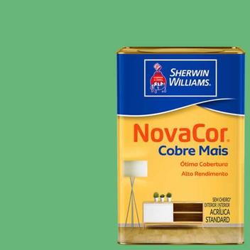 Tinta acrílica standard 18l verde jardim cobre mais novacor sw ...
