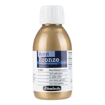 Tinta Acryl Bronze Pigmentada Schmincke 150ml Rich Pale Gold - Pintura ...