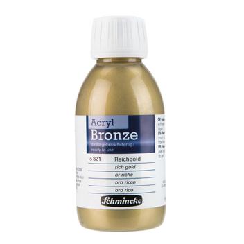 Tinta Acryl Bronze Schmincke 150ml Rich Gold - Pintura - Magazine Luiza