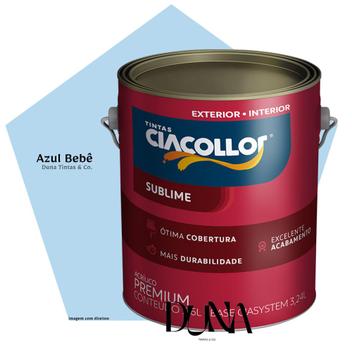 Tinta Antimofo CiaCollor Sublime Fosco 3,2L Azul Bebê - Tinta para ...
