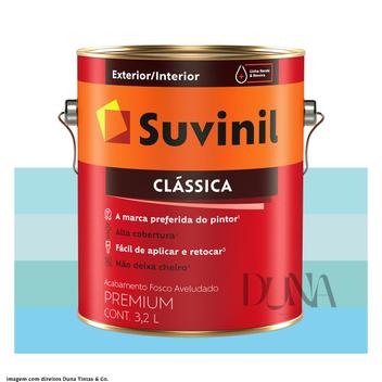 Tinta Azul Turquesa Paredes e Tetos Suvinil Clássica 3,2L - Tinta para ...