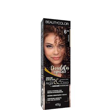 Tinta Beauty Color Coloração Creme 6.34 Chocolate 45g - BeautyColor ...