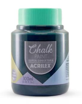 Tinta Chalk Paint 100ml Azul Industrial 874 Acrilex - Pintura ...
