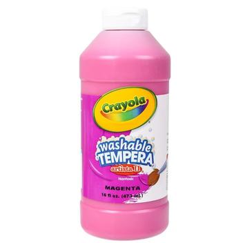 Tinta Crayola Artista II Lavável Tempera Magenta 473mL - Pintura ...