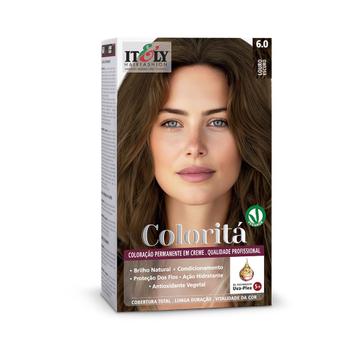 Tinta de Cabelo Coloritá Itely Louro Escuro 6.0 - Tinta de Cabelo ...