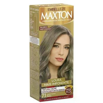 Tinta de Cabelo Loura Imponente Loiro Cinza Médio Embelleze 7.1 - Tinta ...