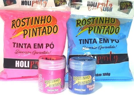 Tinta Em Pó Para Colocar Escapamento De Motos Chá Revelação - Rostinho ...