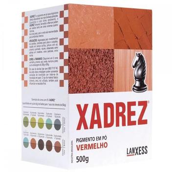 Tinta em Pó Vermelho 500gr Xadrez - Tinta para Parede / Madeira / Aço ...