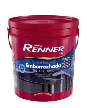 Tinta Emborrachada Fosco Branco Premium 18 Litros Renner - Tinta para ...