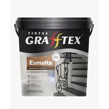 Tinta Esmalte Base Água Grafftex BRANCO 3,6LT - Tinta para Parede ...