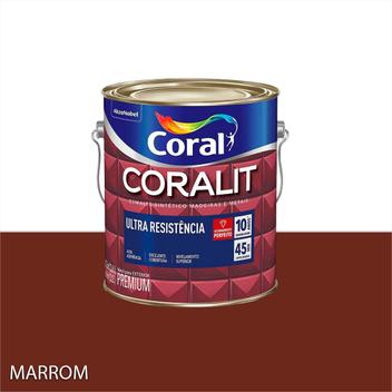Tinta Esmalte Coralit Ultra Brilhante Alta Aderencia Coral 3,6l - Tinta ...