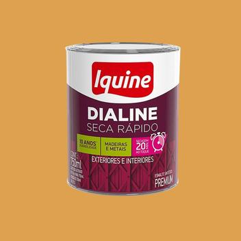 Tinta Esmalte Marrom Conhaque Dialine 0,750L - Acabamento Brilhante e ...