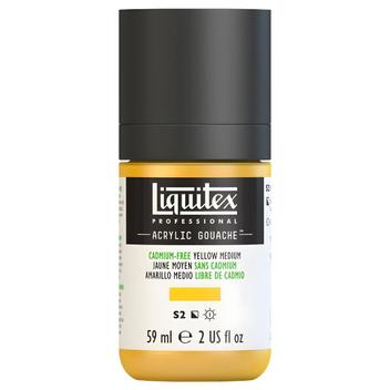 Tinta Guache Acrílica Liquitex 59ml S2 - 890 Cadmium Free Yellow Medium ...