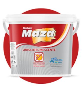Tinta Intumescente Anti Chamas 3,6 Litros Maza - Com Laudo - Tinta para ...
