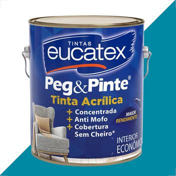 Tinta latex eucatex peg pinte acrilico azul profundo 3600ml - Tinta ...