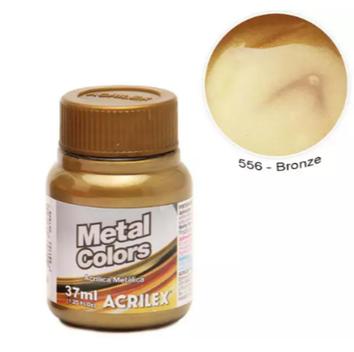 Tinta Metal Colors Acrilex 37ml Acírilica Metalica + Nota Fiscal ...