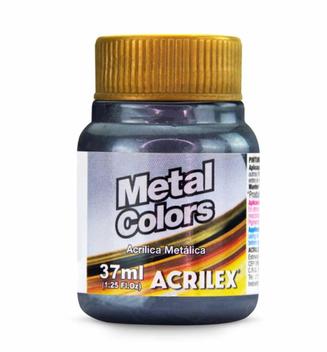 Tinta Metal Colors Acrilex 37ml Acírilica Metalica + Nota Fiscal ...