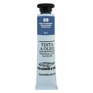 Tinta Óleo 20ml G1 069 Azul da Prussia Corfix - Tinta a Óleo - Magazine ...