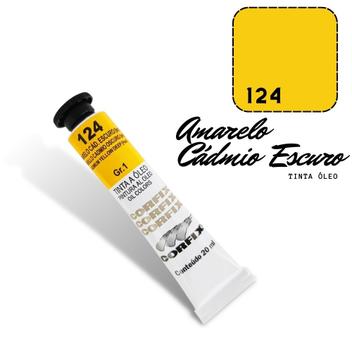 Tinta Óleo 20ml G1 124 Amarelo Cadimo Escuro Corfix - Tinta a Óleo ...