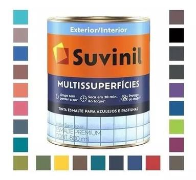 Tinta para Azulejos Epóxi Base Água Suvinil Em Cores 900ML ou 3,6LT ...