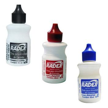 Tinta para Carimbo 40 ML - Azul - Radex - Tinta para Carimbo - Magazine ...