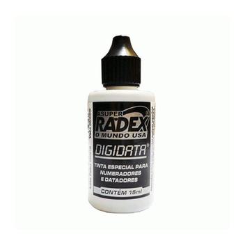 Tinta para Numerador e Datador Digidata 15ml Radex Preta - Tinta para ...