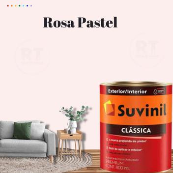 Tinta Para Parede Acrílica Suvinil 800ml Clássica Cor Rosa Premium Cor ...