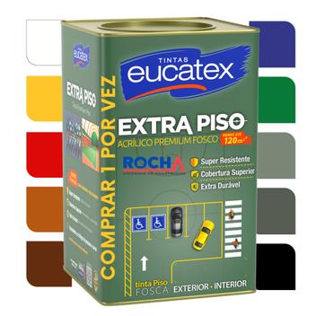 Tinta para Pintar Piso Telhado Estacionamento 18 Litros - Eucatex ...