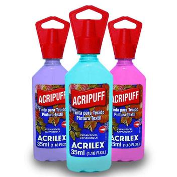 Tinta para tecido expansivel acripuff 35 ml acrilex - Pintura ...
