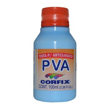 Tinta PVA Fosca Corfix 387 Azul Bebe 100ml - Tinta PVA - Magazine Luiza