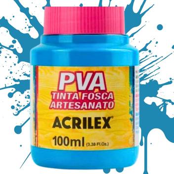 Tinta PVA Fosca para Artesanato Acrilex Cores Frias 100ml - 03210 ...
