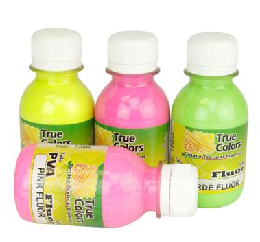 Tinta Pva Linha Fluor 100ml True Colors - Pintura - Magazine Luiza