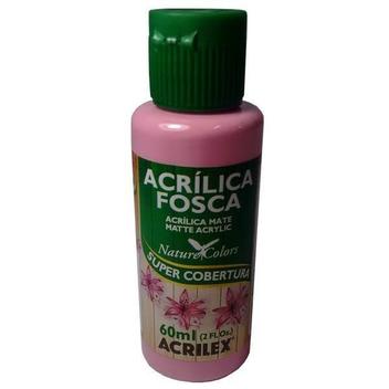 Tinta Rosa Escuro Acrilex Artesanato - Acrílica Fosca - 60Ml - Tinta ...