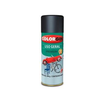 Tinta Spray Para Uso Geral Prata Real 400ml Colorgin - Tinta Spray para ...