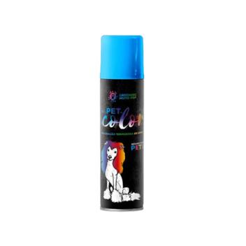 Tinta Spray Pet Color Azul - Cães E Gatos - Coloração Temporária ...