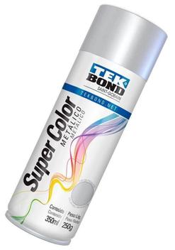 Tinta spray prata metalico 350ml tek bond - 6278350009 - Tinta Spray ...