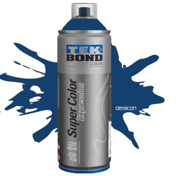 Tinta Spray Tons De Azul Expression 400ml Tekbond Cor Azul - Tinta ...