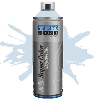 Tinta Spray Tons De Azul Expression 400ml Tekbond Cor Azul - Tinta ...