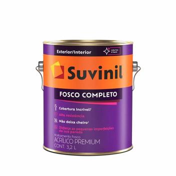 Tinta Suvinil Fosco Completo 3,2l Milk Shake - Tinta para Parede ...