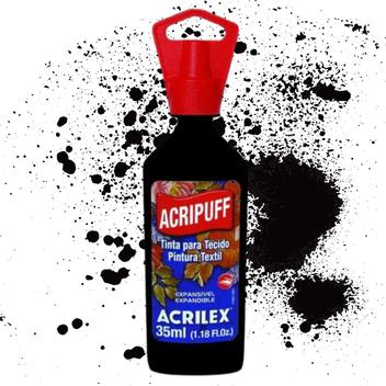 Tinta Tecido e Pintura Textil Acripuff Acrilex 35ml - 04812 - Pintura ...