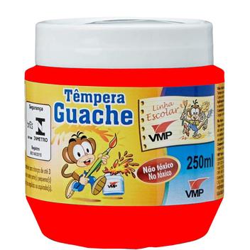 Tinta Têmpera Guache Marca VMP Pode Cor Única 250ML 1Unidade - Tinta ...