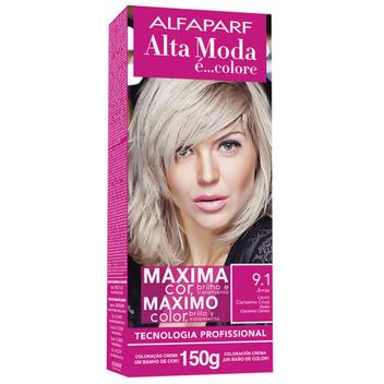 Tintura Creme Altamoda Alfaparf Areia 9.1 Kit - Alta Moda - Tinta de ...