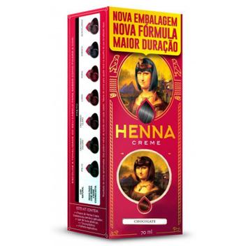 Tintura Creme Henna Cosmeceuta Chocolate 70ml - Henna para Cabelo ...