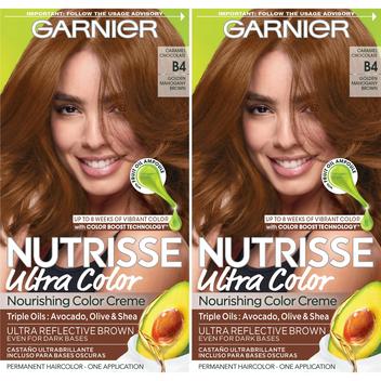 Tintura de Cabelo Garnier Nutrisse Ultra Color B4 - Dourado Marrom ...