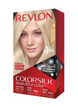 Tintura de Cabelo Revlon Colorsilk 05 Ultra Light Ash Blonde - 130ml ...