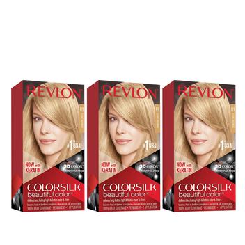 Tintura de Cabelo Revlon Colorsilk 81 Louro Claro - 130ml (Kit com 3 ...