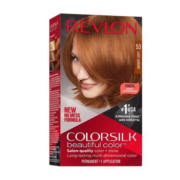 Tintura de Cabelo Revlon Colorsilk Beautiful 053 - Louro Auburn Claro ...