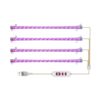 Tira De Luz Led Vermelha E Azul Para Cultivo De Plantas Internas ...