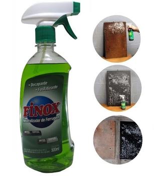 Tira Limpa Removedor De Ferrugem De Ferro Metais Finox 500ml ...